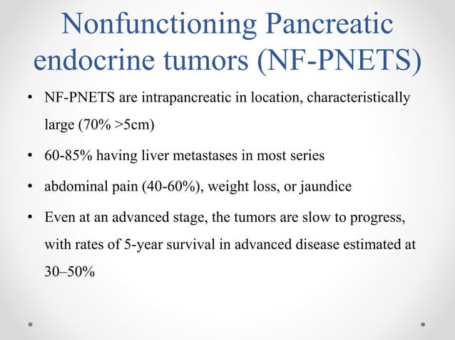 Pancreatic neuroendocrine tumors | PPTX