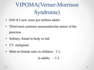 Pancreatic neuroendocrine tumors | PPTX