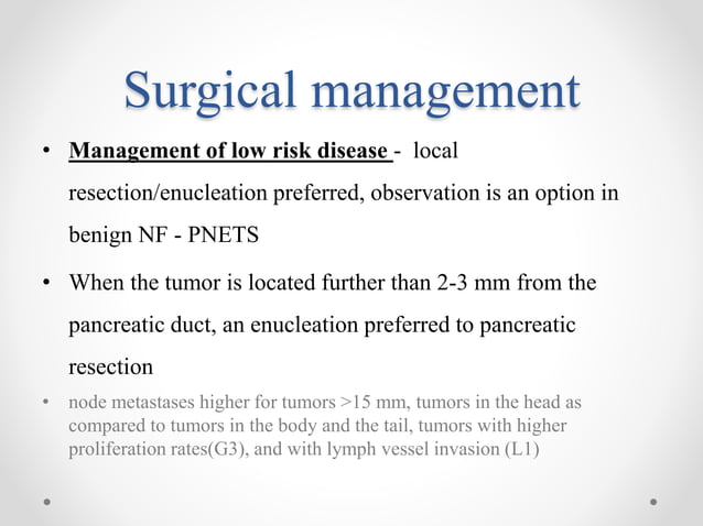 Pancreatic neuroendocrine tumors | PPTX