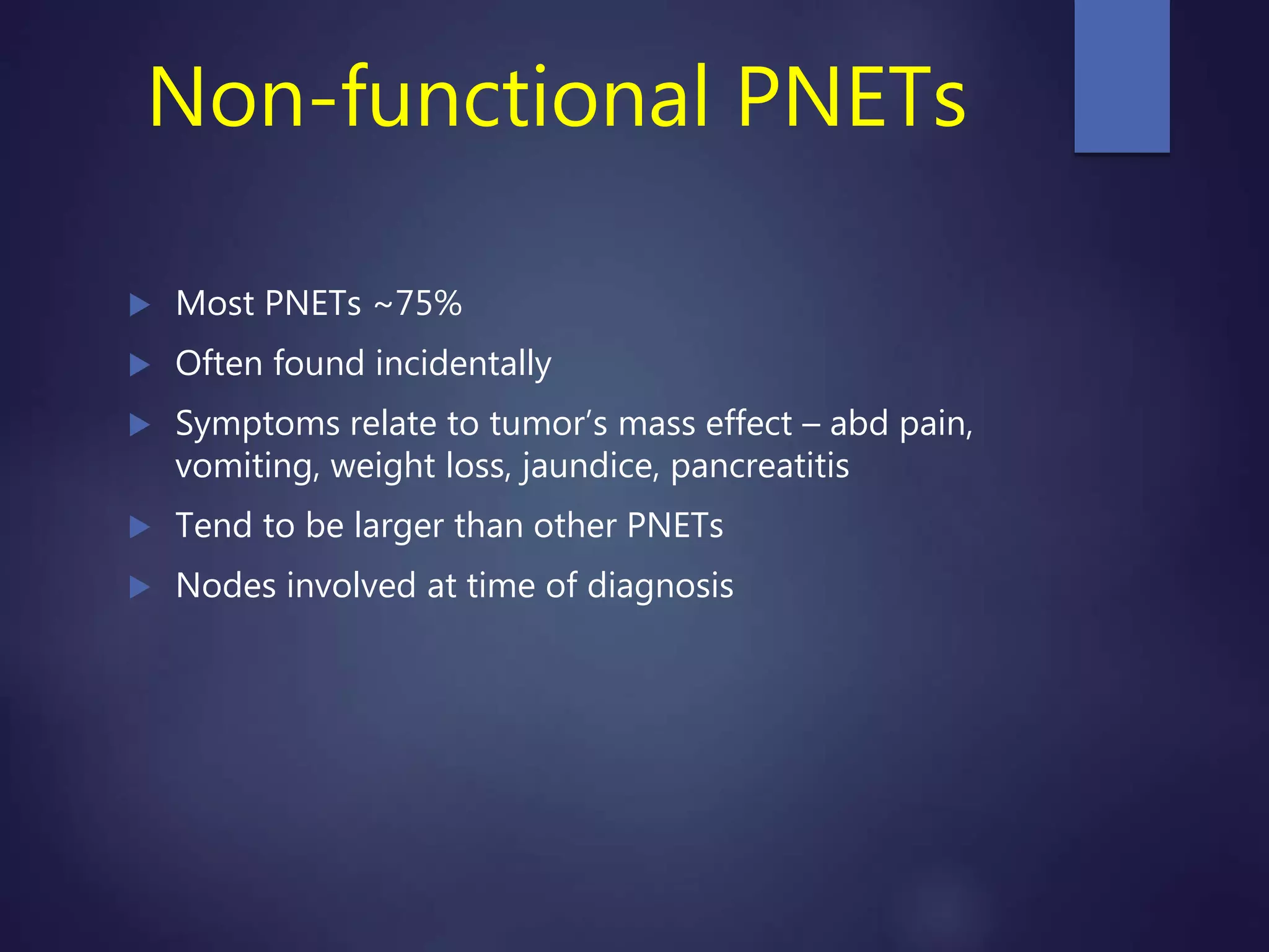Pancreatic Neuroendocrine Tumors | PPTX