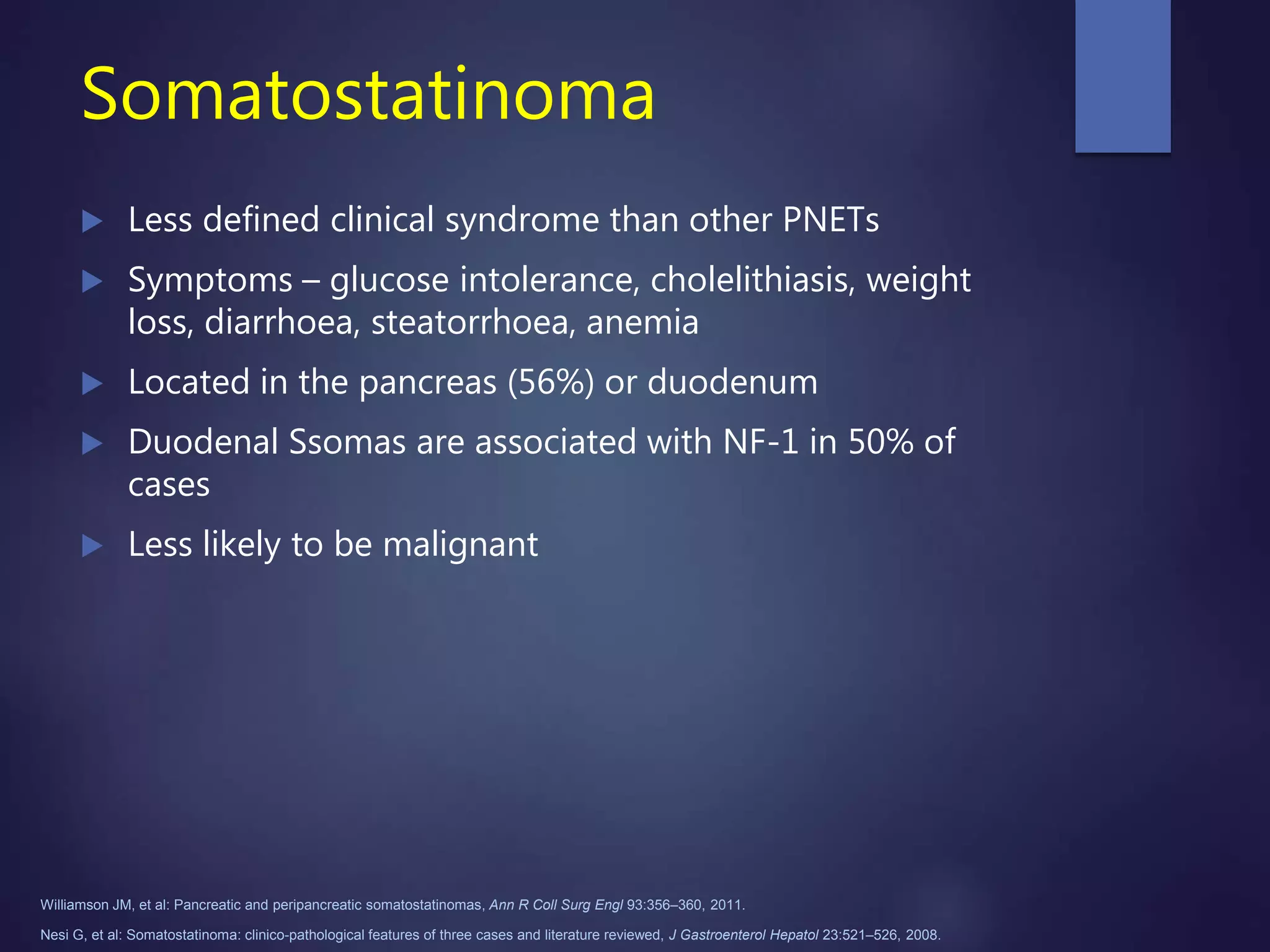 Pancreatic Neuroendocrine Tumors | PPTX
