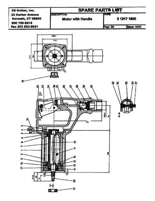 CS Unitec Pneumatic Reciprocating Saw: 5 1217 0020 | PDF