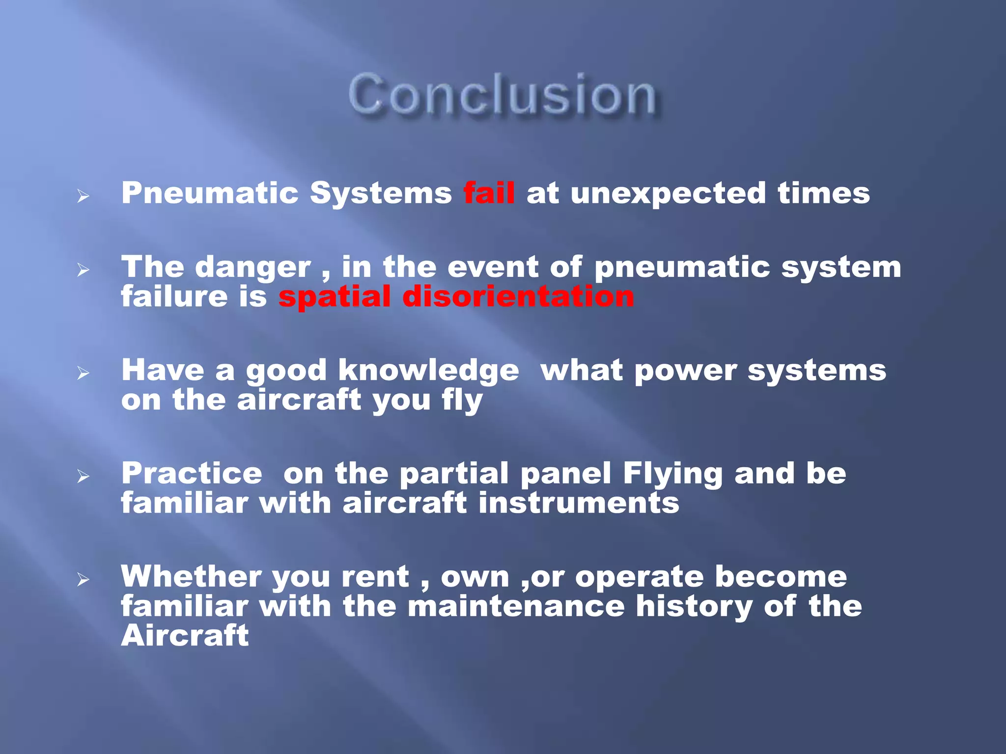 Aviation Pneumatic Systems | PPTX