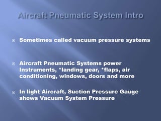 Aviation Pneumatic Systems | PPTX