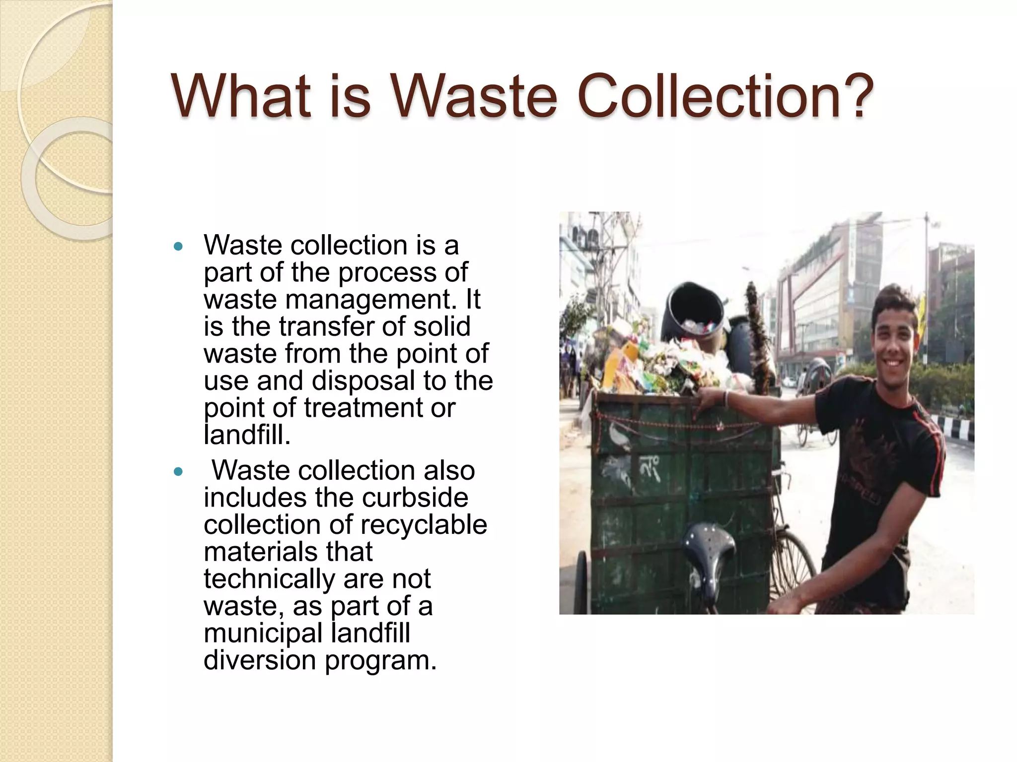 Modern Method of Solid Waste Collection | PPTX