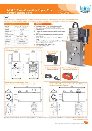 Pneumatic accessories for Valves | PDF