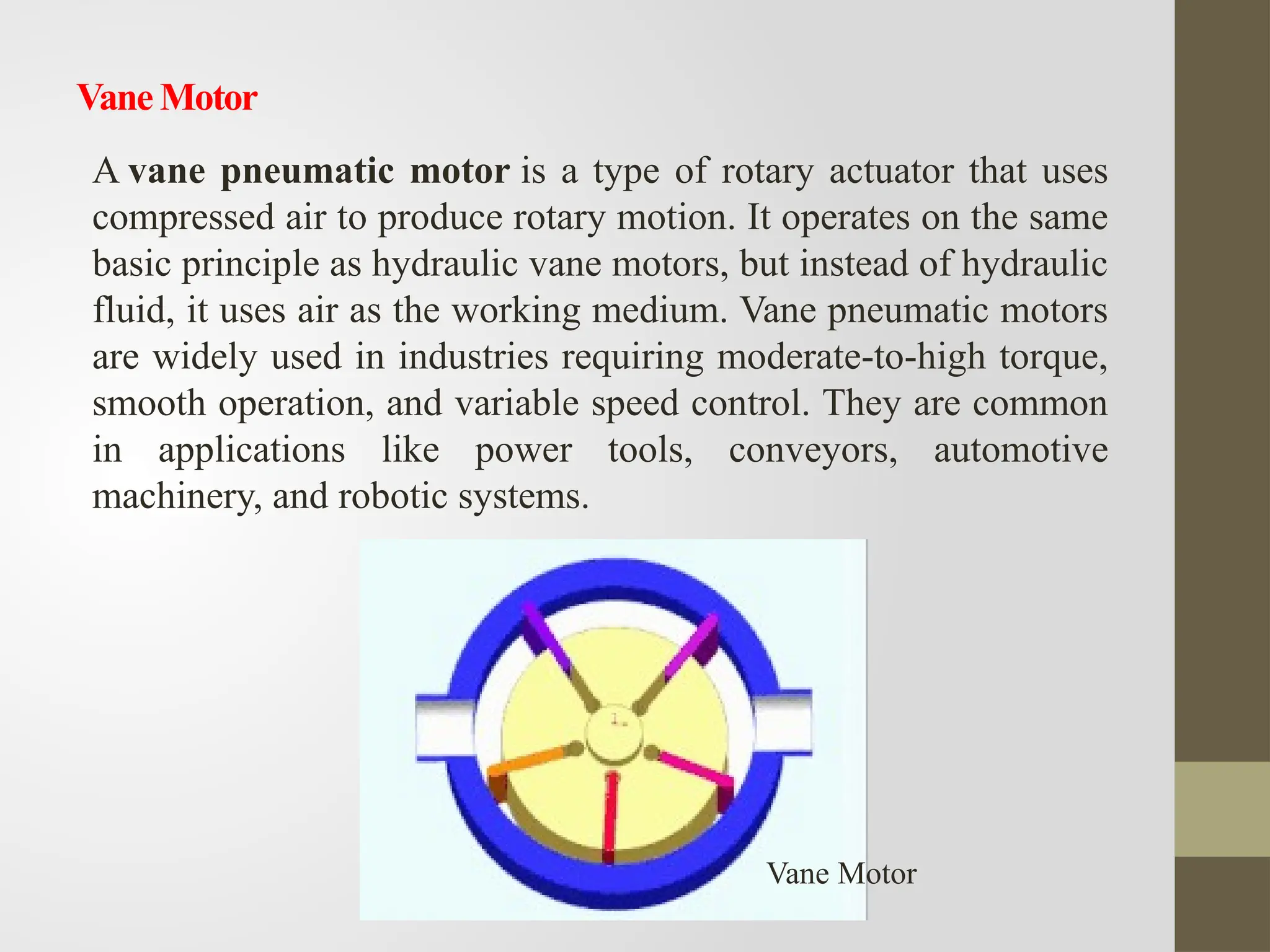 Basics of Pneumatic Actuation System with examples and applications | PPTX