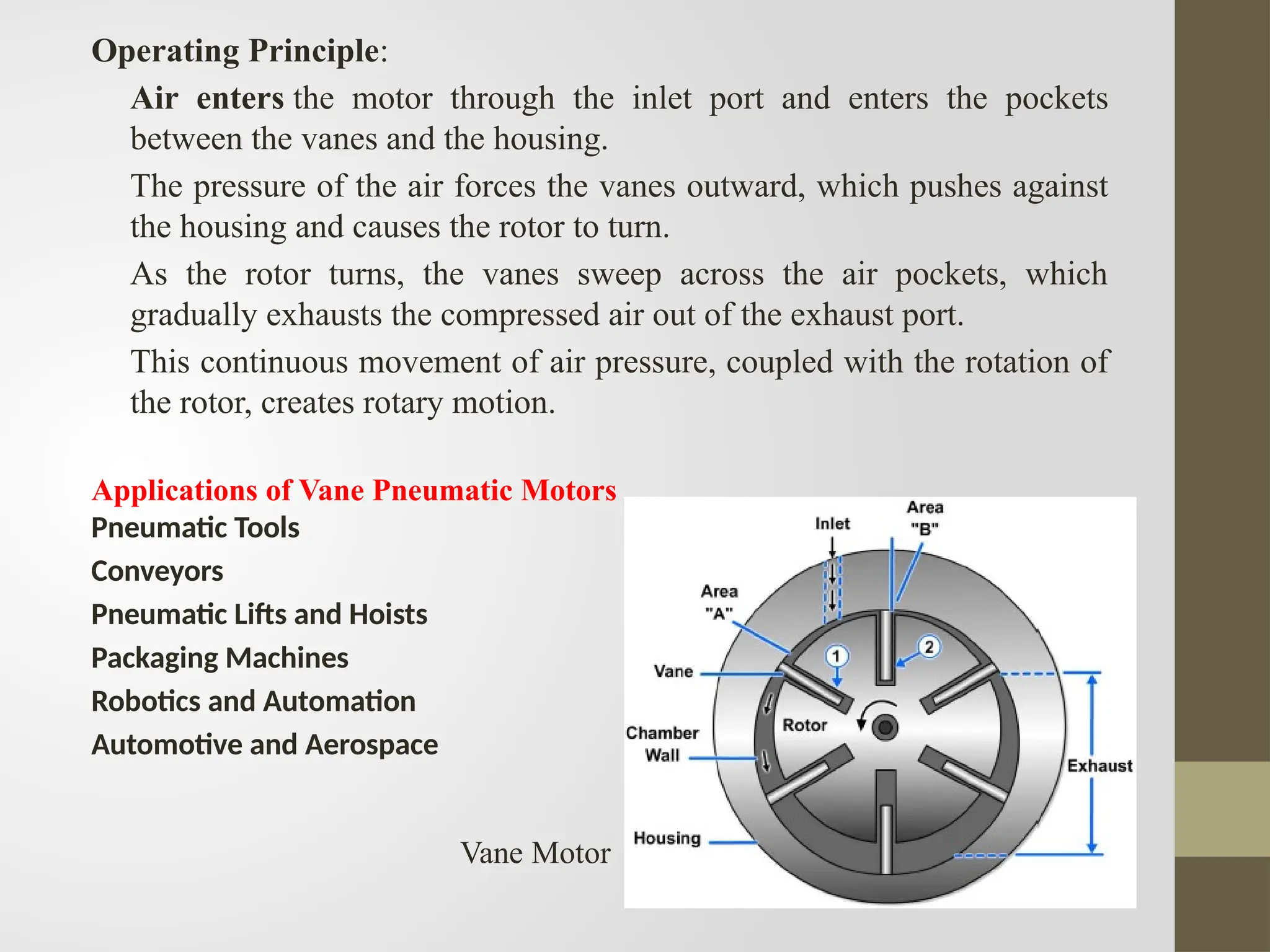 Basics of Pneumatic Actuation System with examples and applications | PPTX