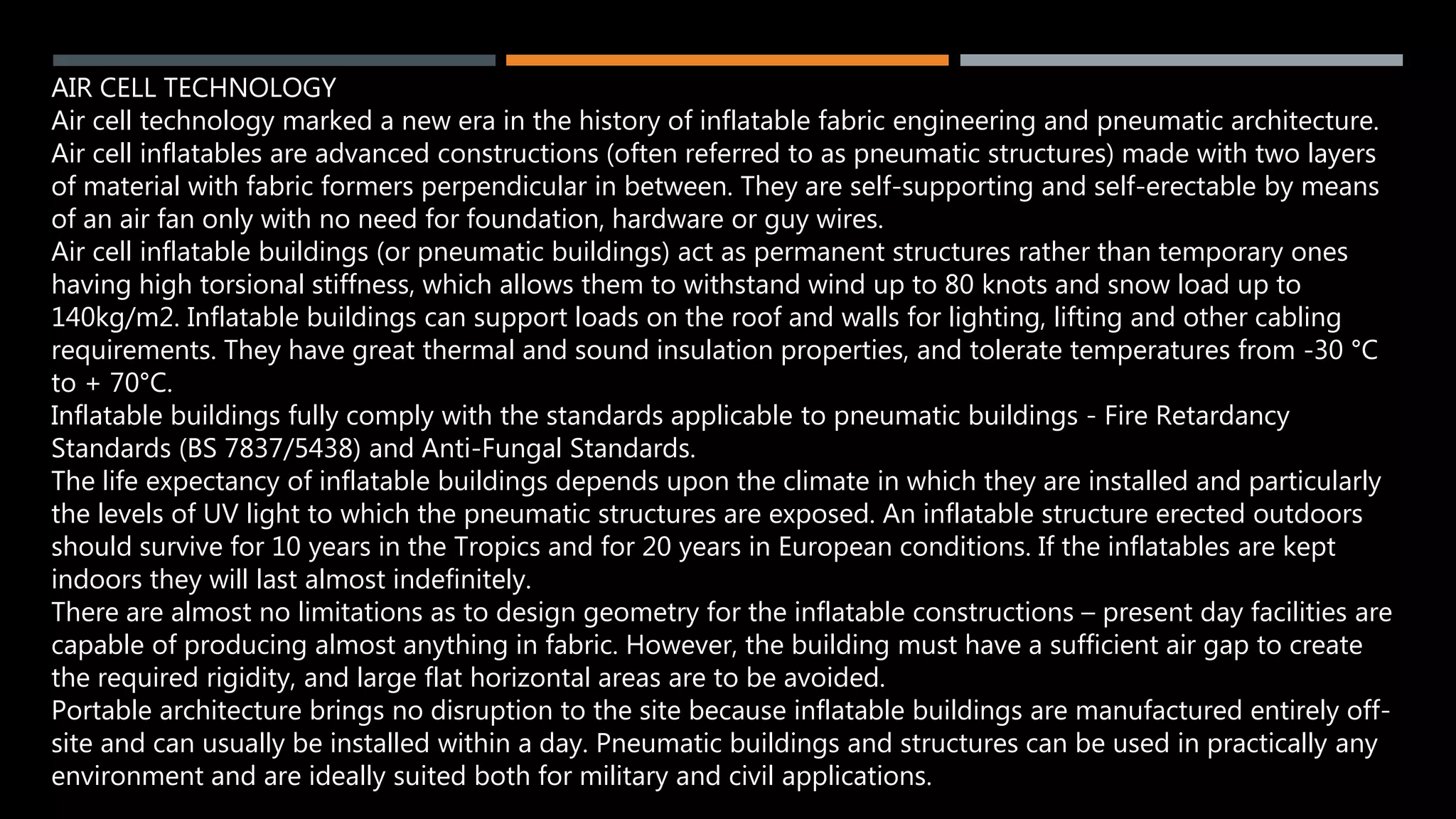 Pneumatic, Kinetic and Mobile Structures | PPTX