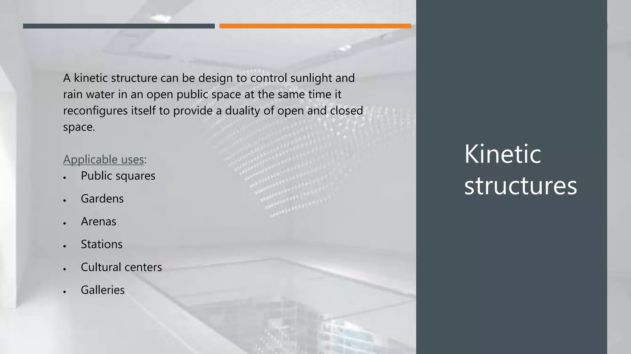 Pneumatic, Kinetic and Mobile Structures | PPTX