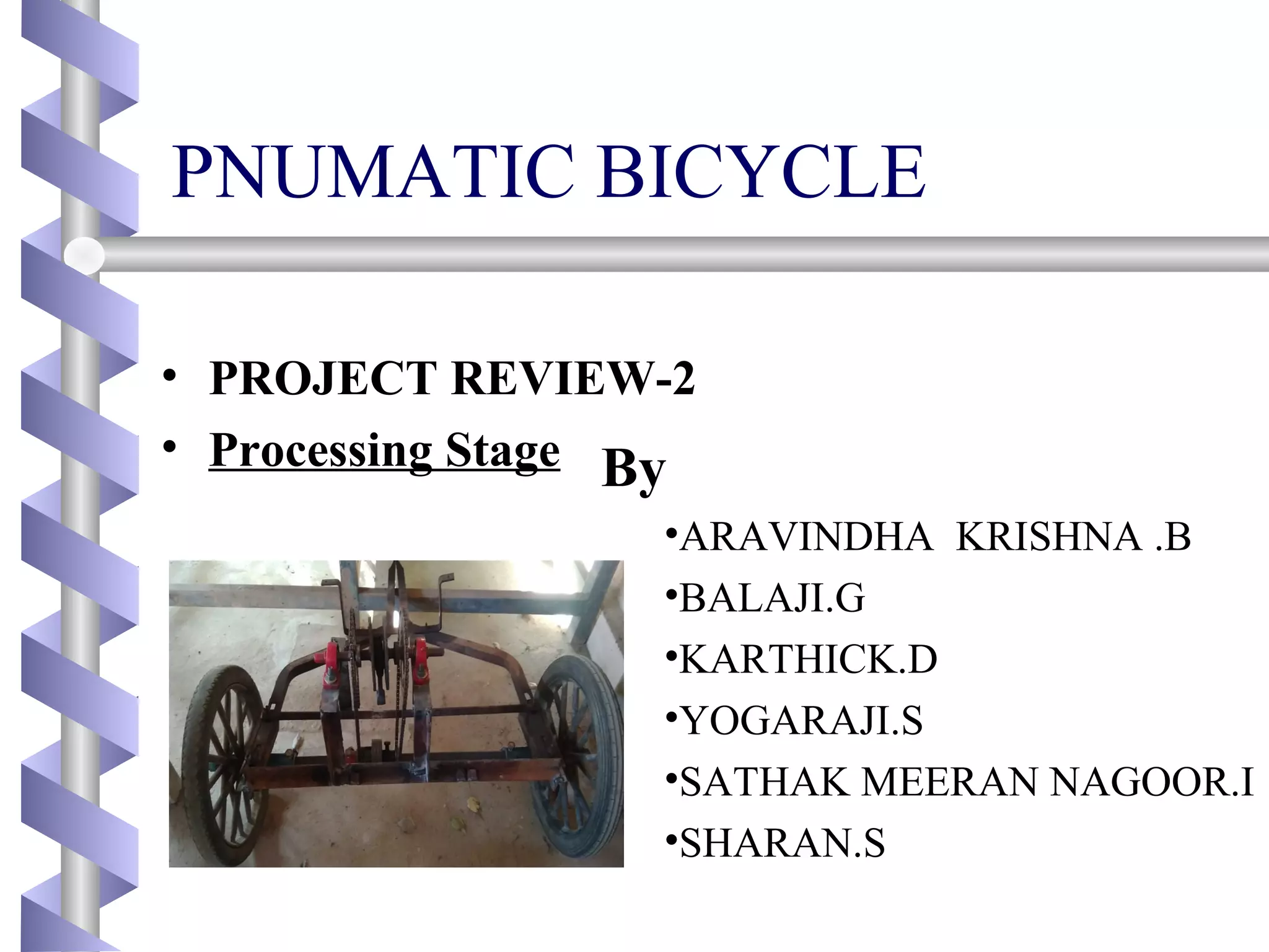 Pneumatic bicycle | PPT