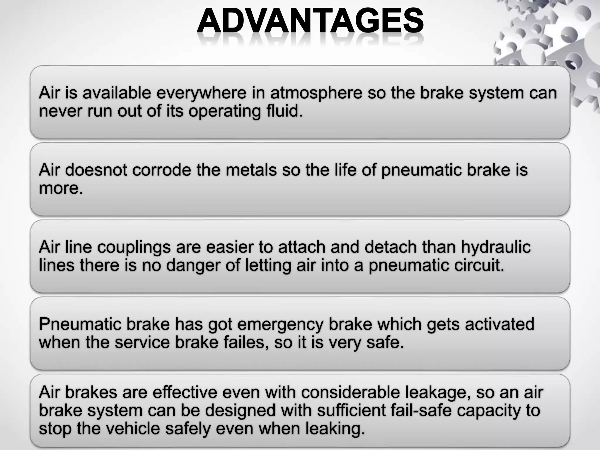 Pneumatic braking system | PPTX