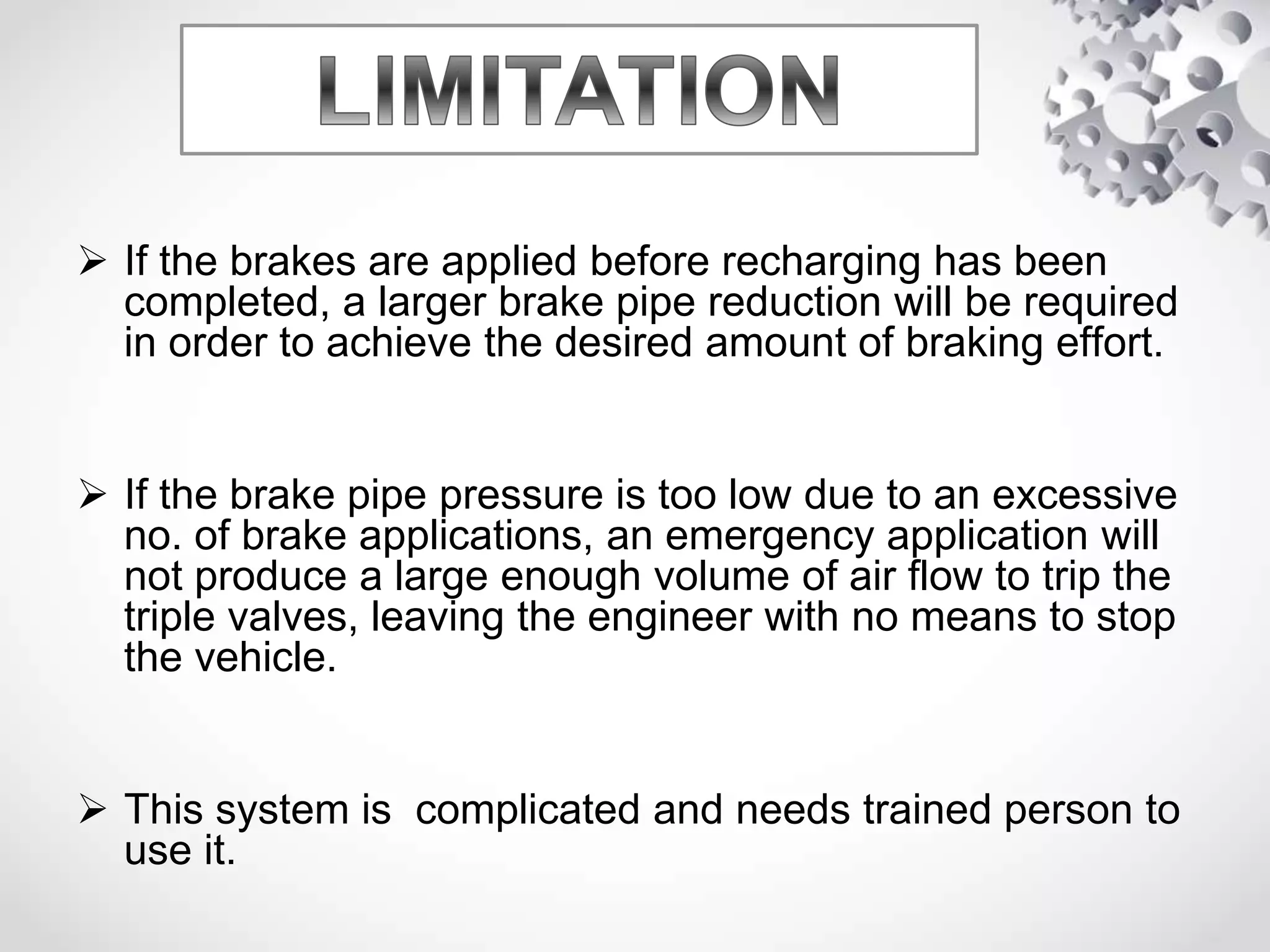 Pneumatic braking system | PPTX