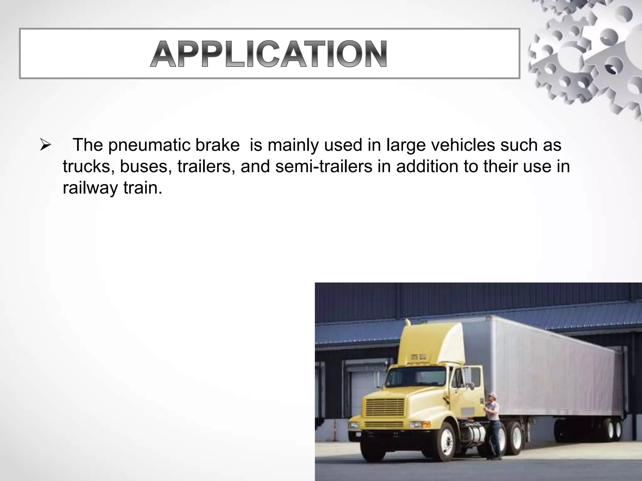 Pneumatic braking system | PPTX