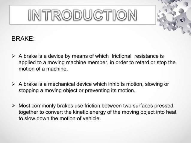 Pneumatic braking system | PPTX