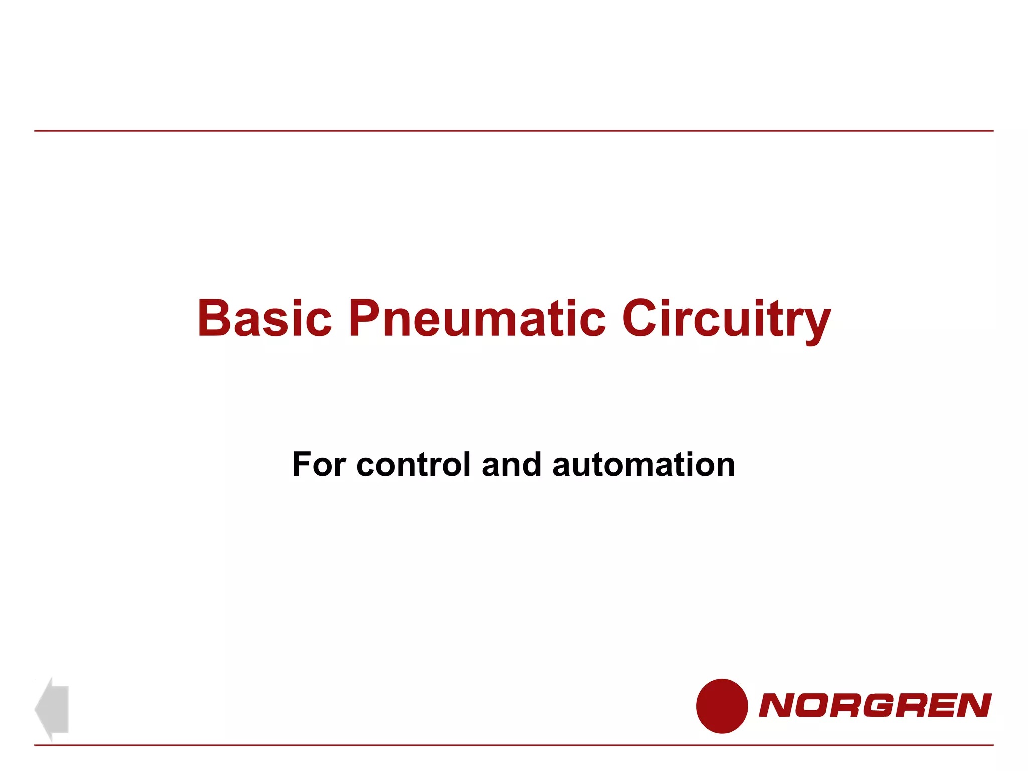 Pneumatic circuits | PPT