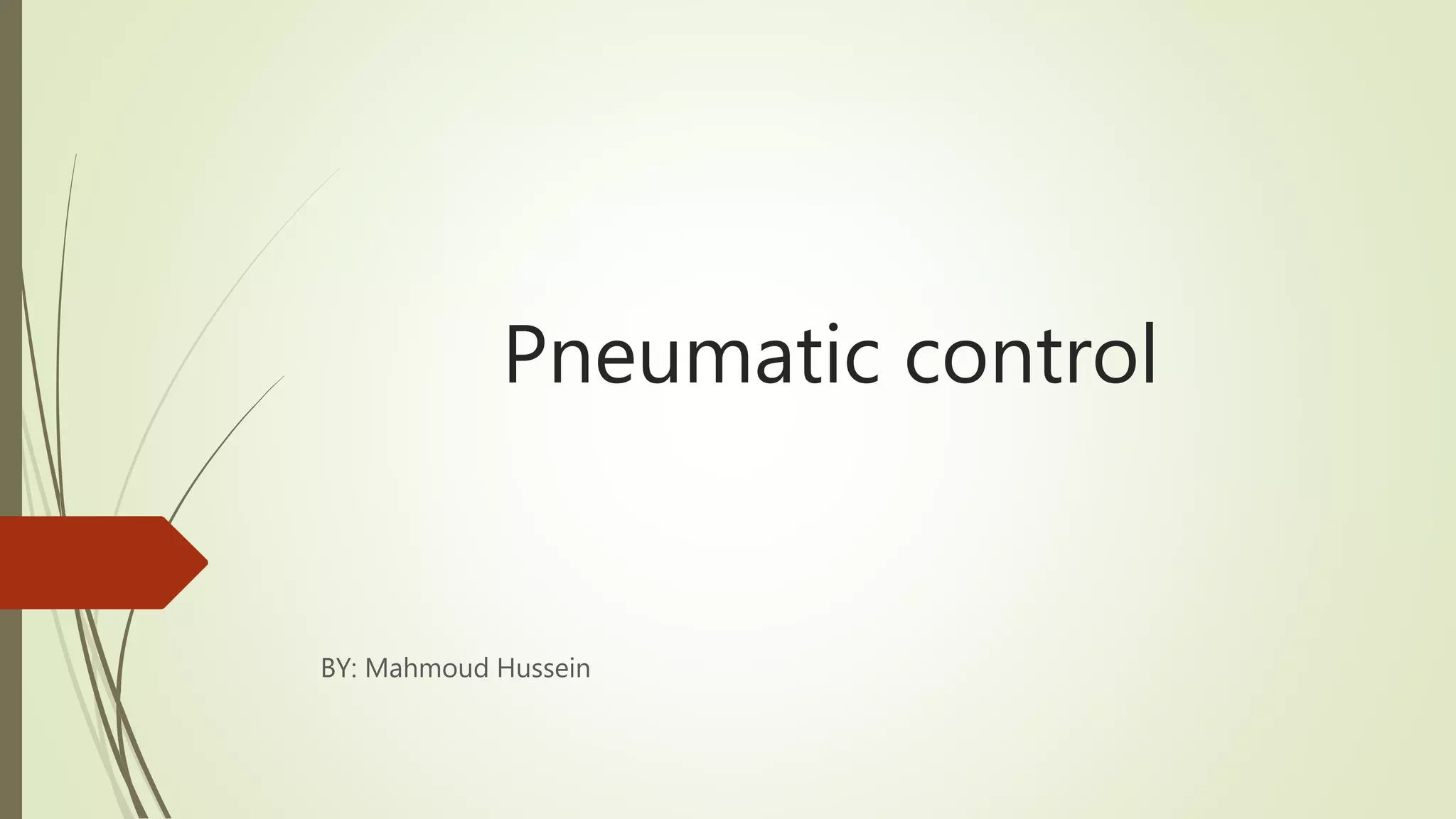 Pneumatic control | PPTX | Fitness and Exercise | Healthy Living