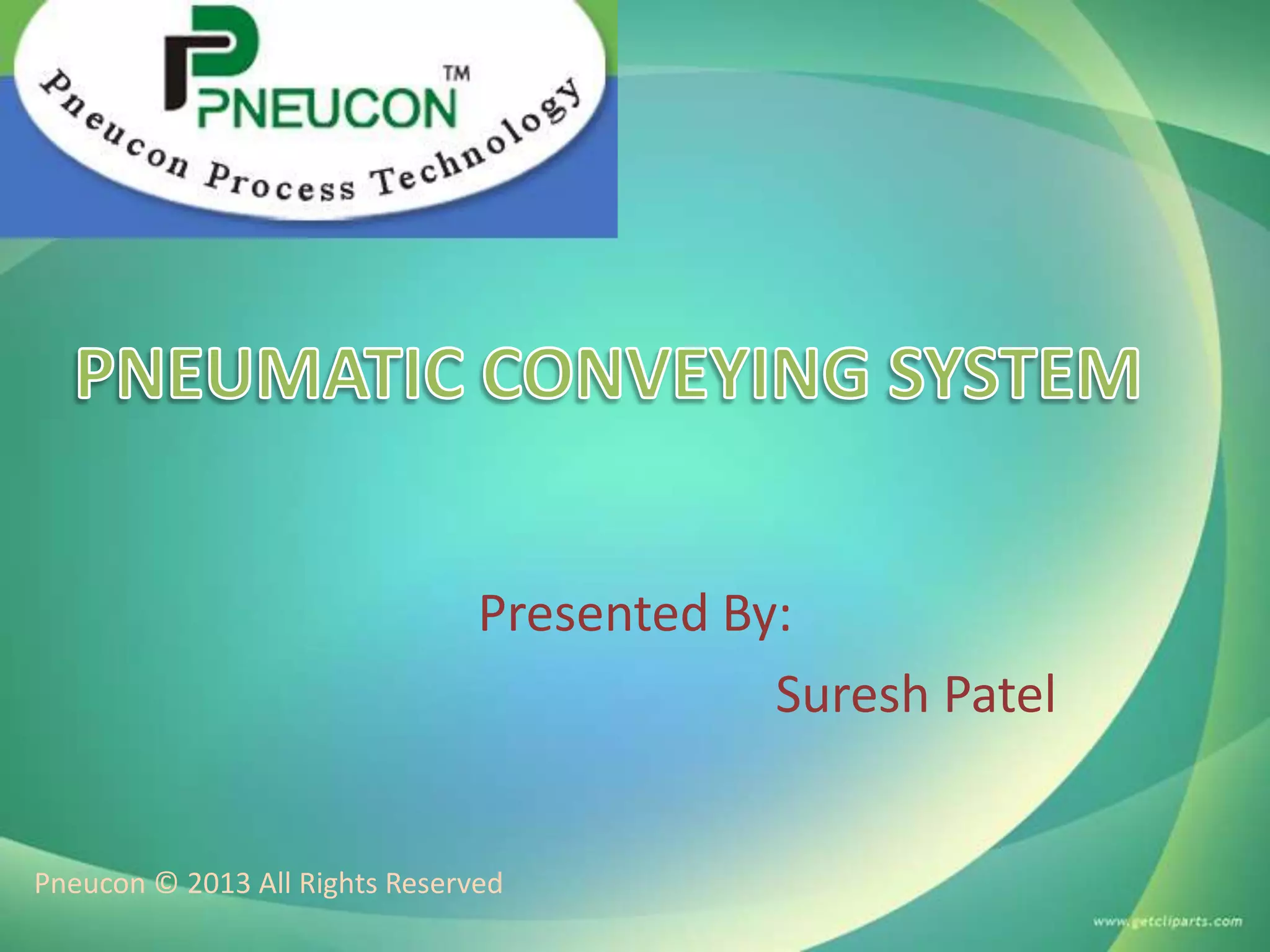 Pneumatic conveying system | PPTX