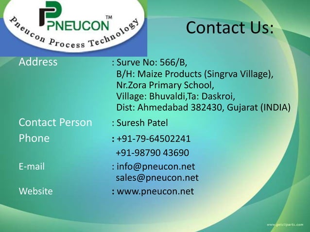 Pneumatic conveying system | PPTX