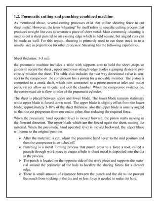 Pneumatic cutting and punching combined machine design engineering 4th ...