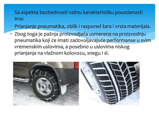 Pneumatici dinamičke karakteristike vozila | PPTX