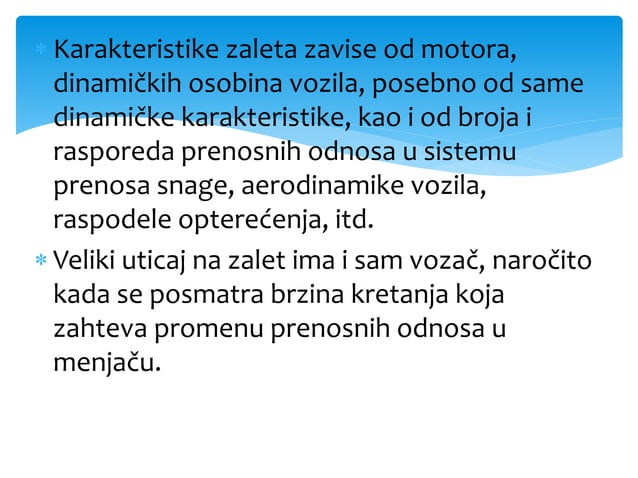Pneumatici dinamičke karakteristike vozila | PPTX