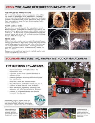 Pneumatic Pipe Bursting Systems | PDF