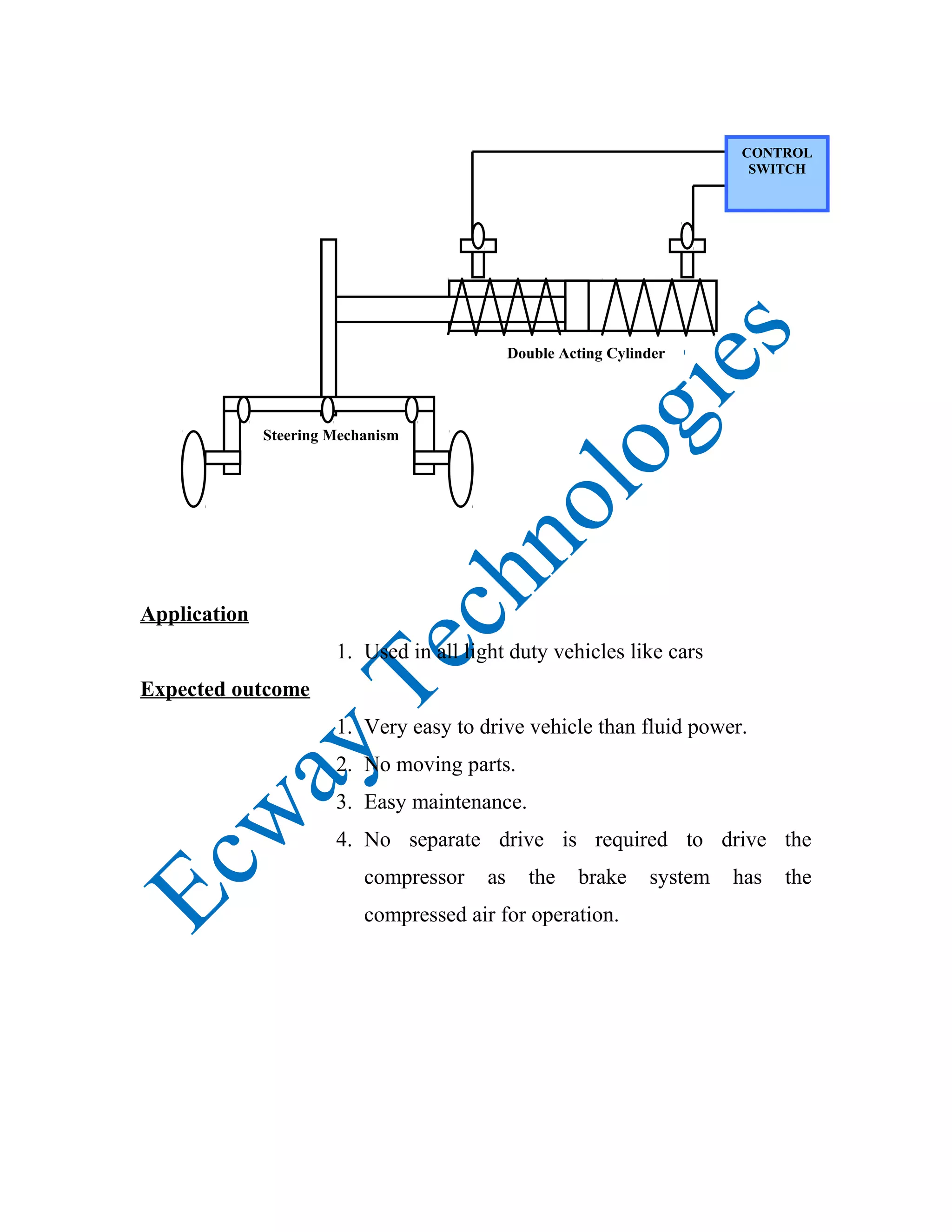 Pneumatic power steering | DOC