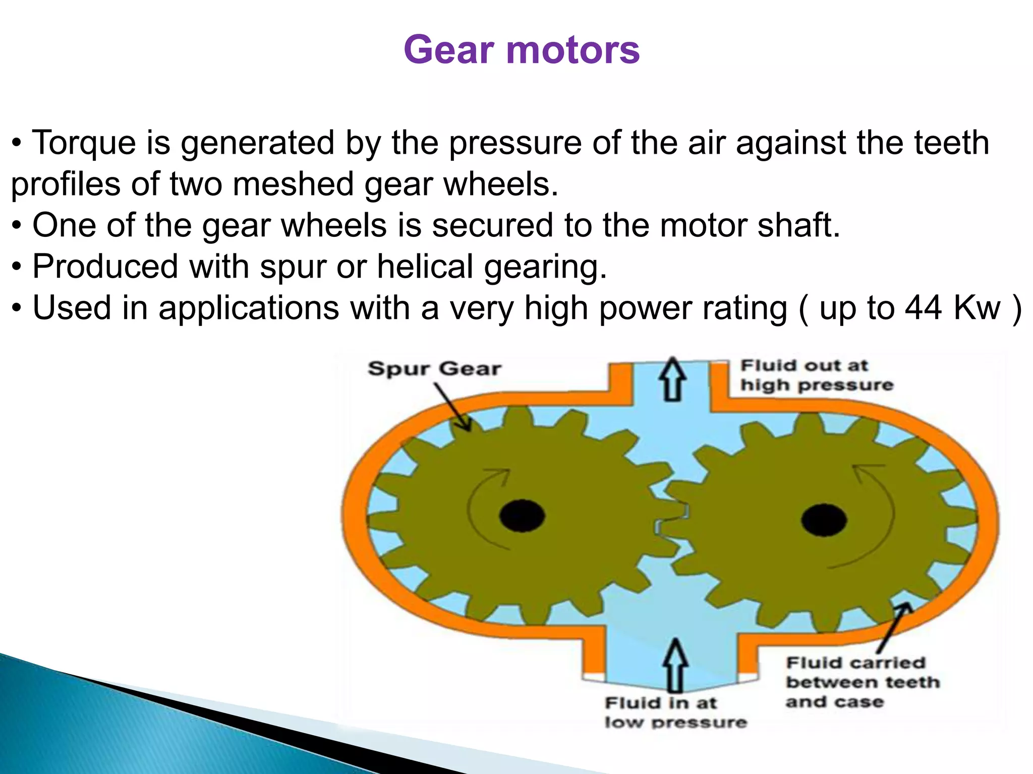 Pneumatic rotary actuators | PPTX