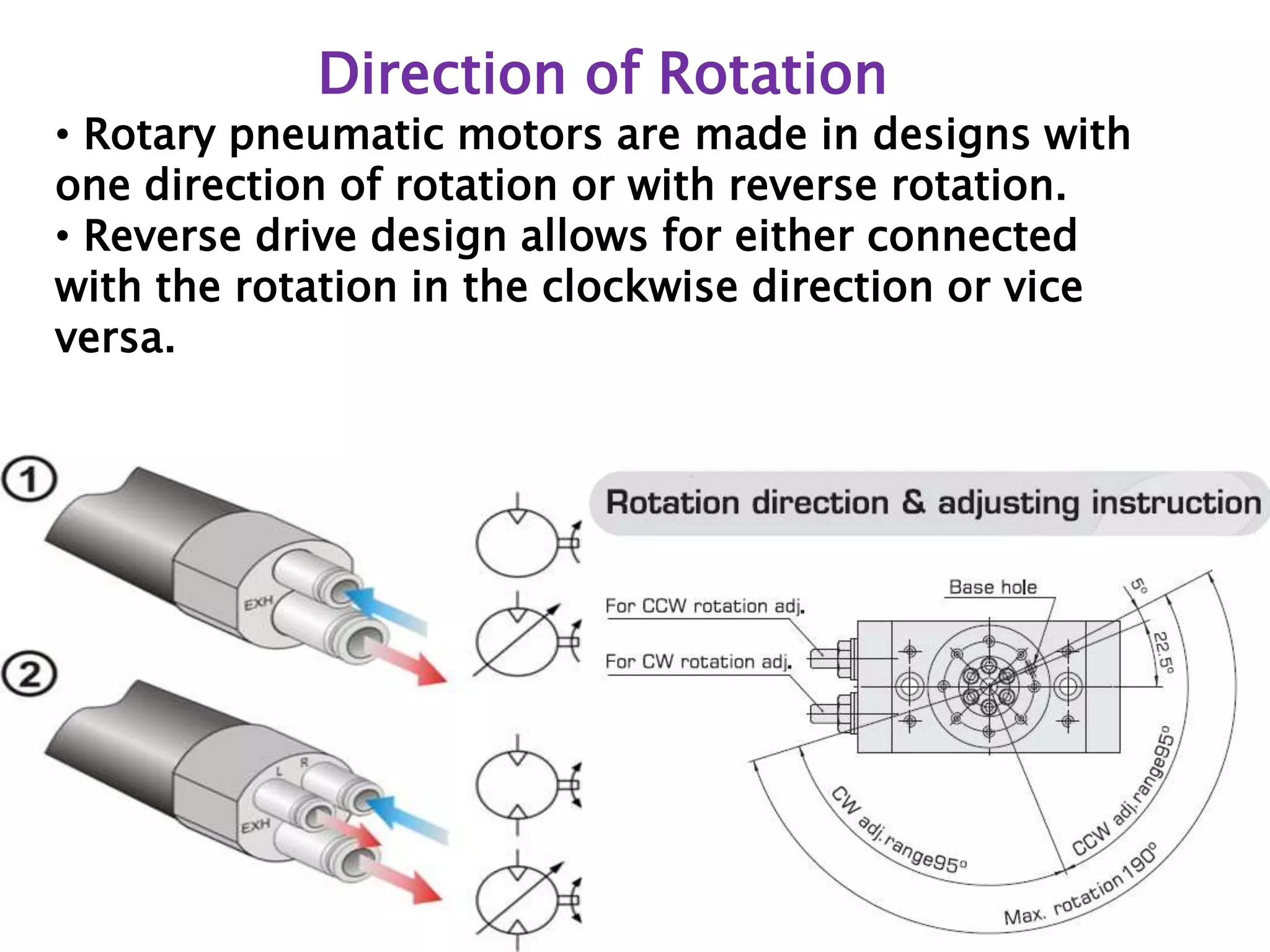 Pneumatic rotary actuators | PPTX