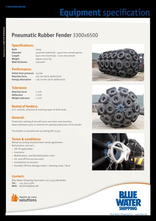 Pneumatic rubber fender | PDF