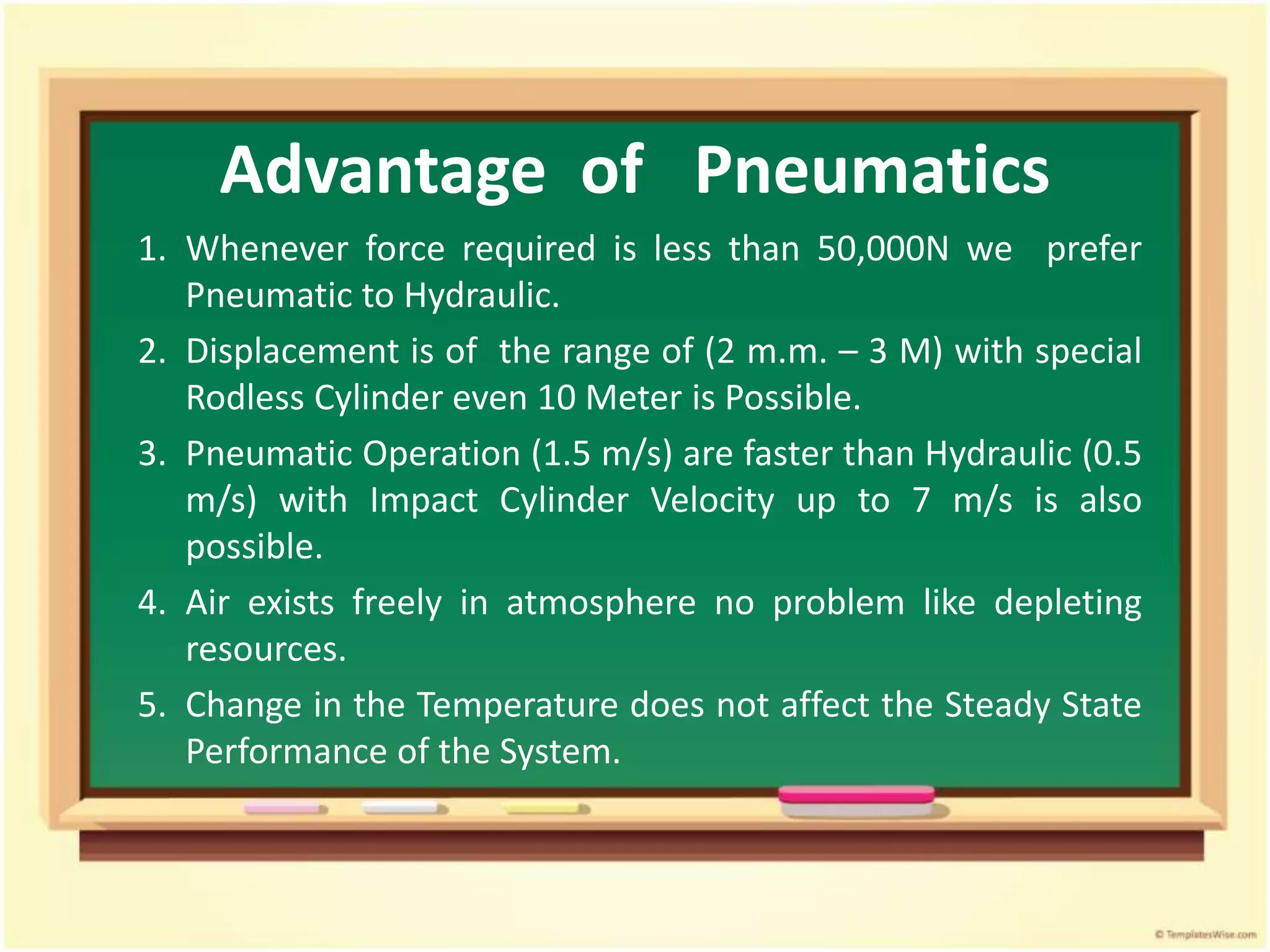 fundamentals & basics of pneumatic system | PPTX