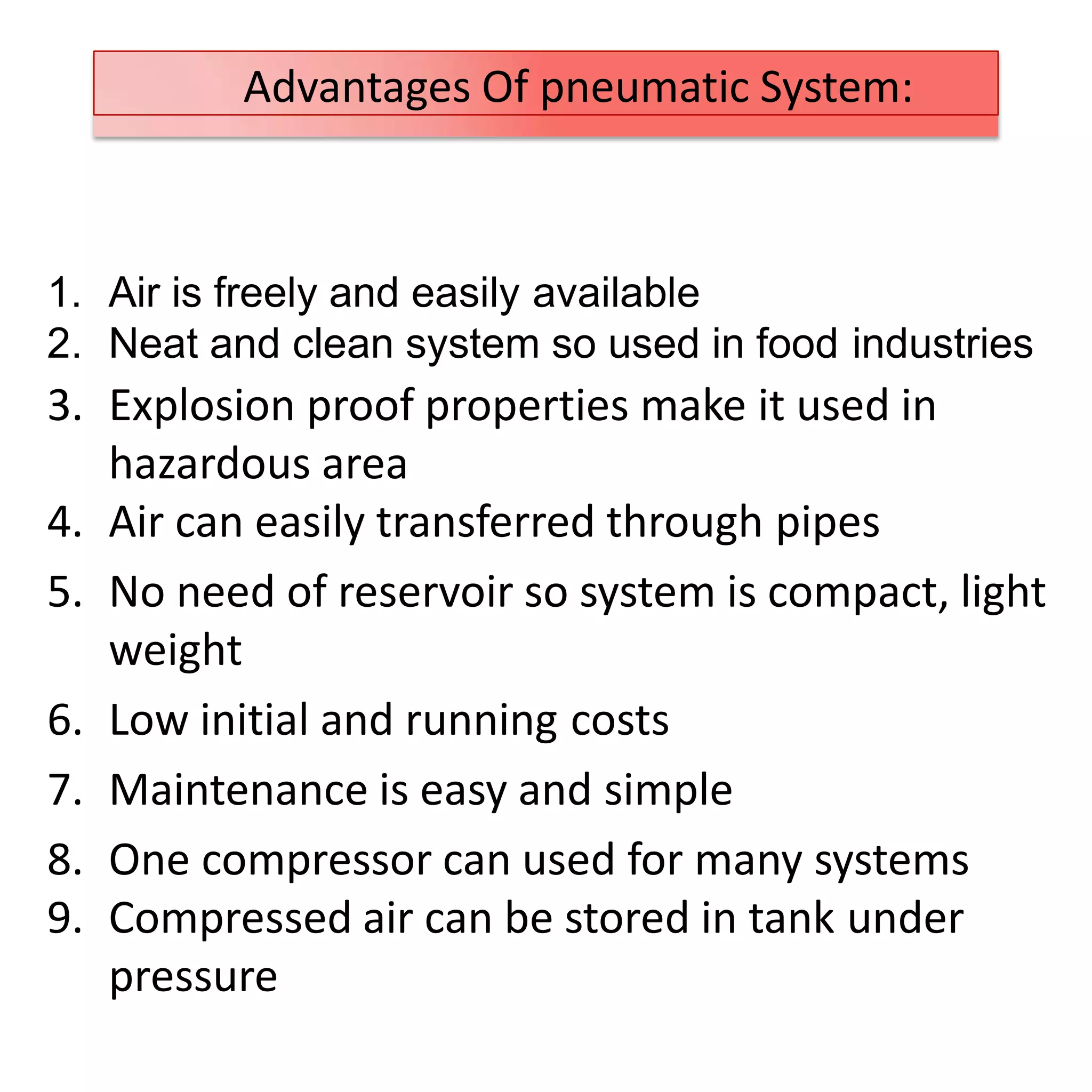 Pneumatics and hydraulics ppt | PPTX | Physics | Science