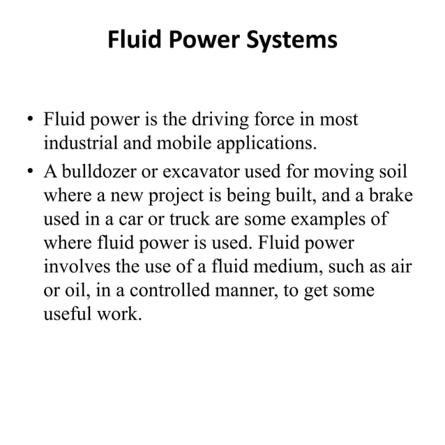 Pneumatics and hydraulics ppt | PPTX | Physics | Science