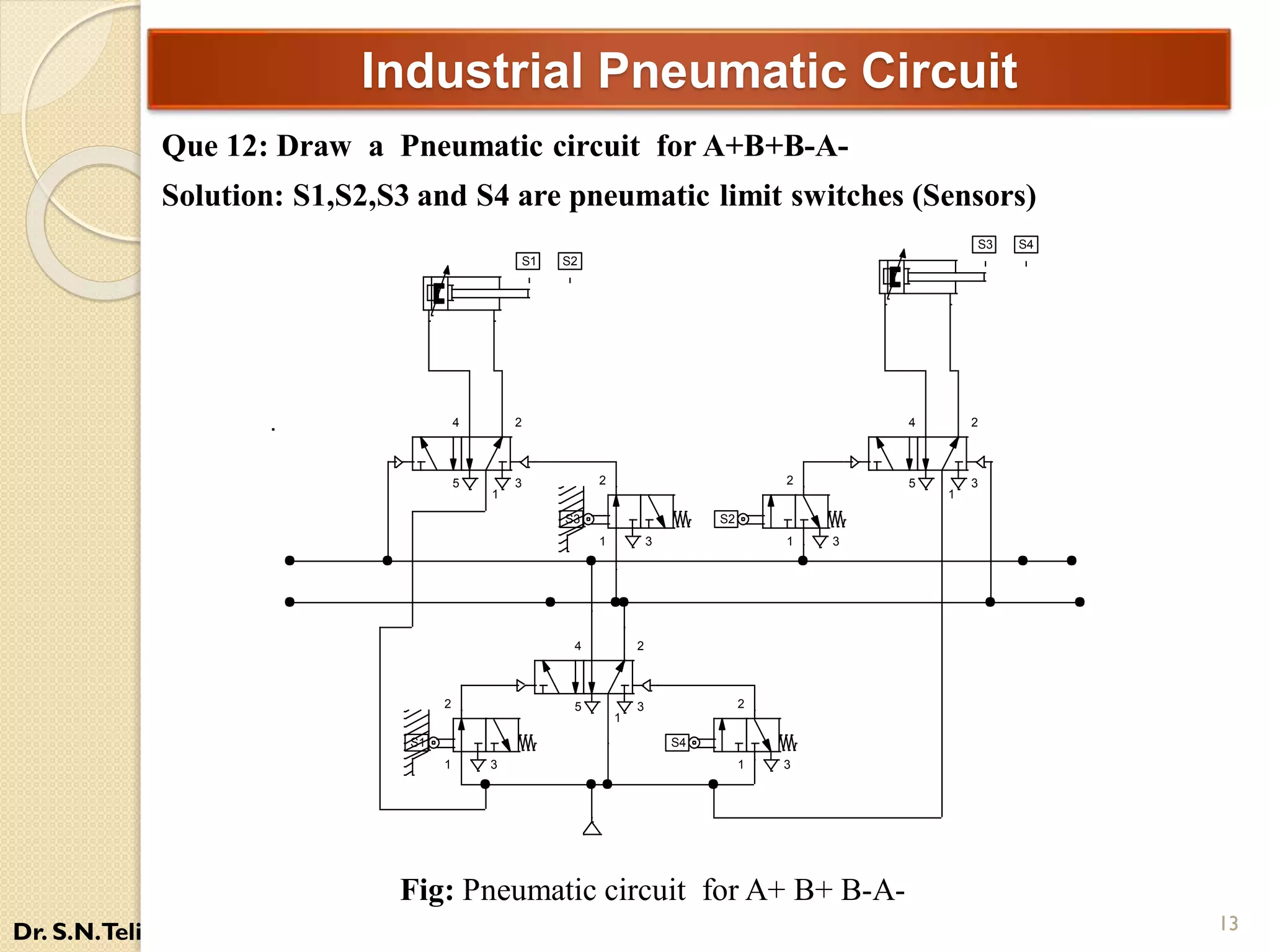 Pneumatic Circuits | PDF