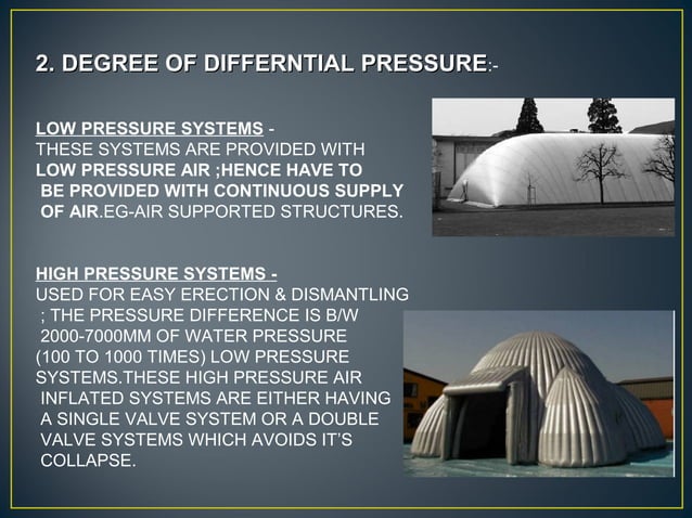 Pneumatic structure - form active structure system | PPT
