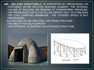 Pneumatic structure - form active structure system | PPT