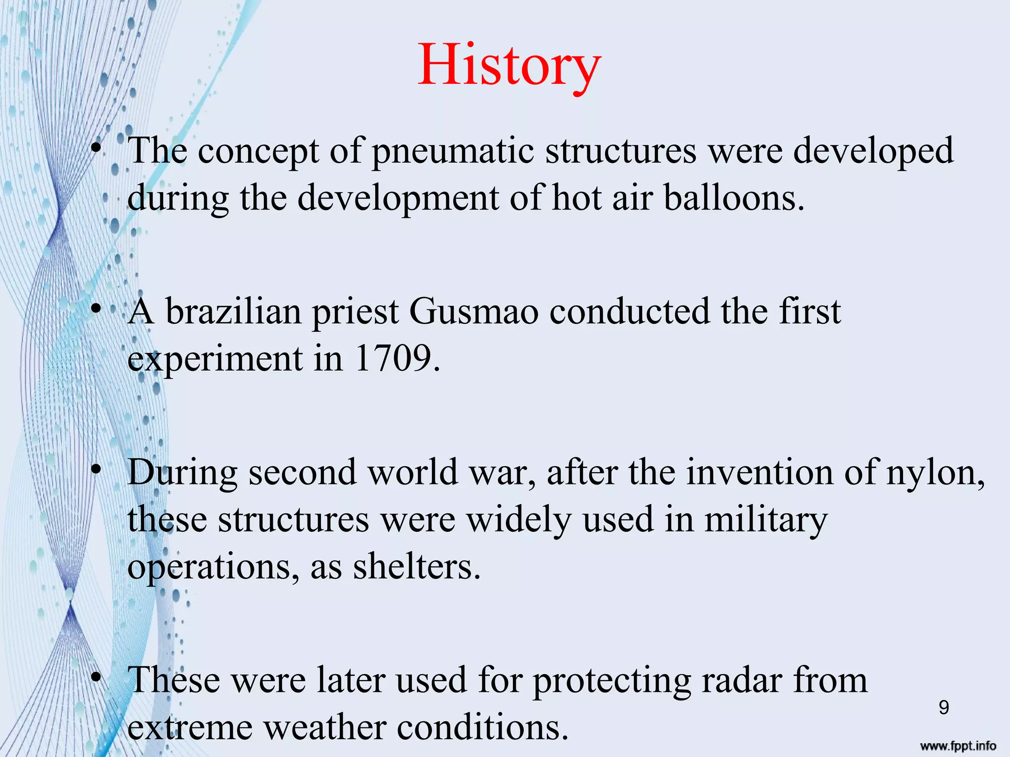Pneumatic structures | PPT