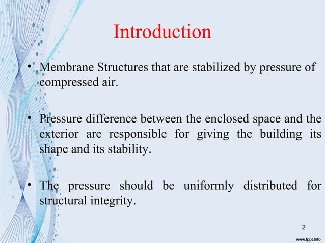 Pneumatic structures | PPT