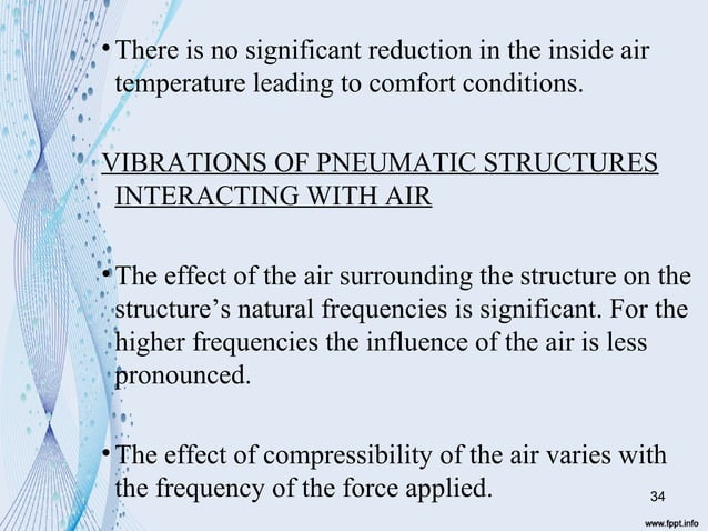 Pneumatic structures | PPT
