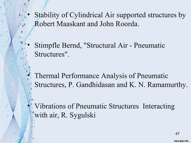 Pneumatic structures | PPT