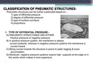 Pneumatic structures-modular construction technology | PPTX