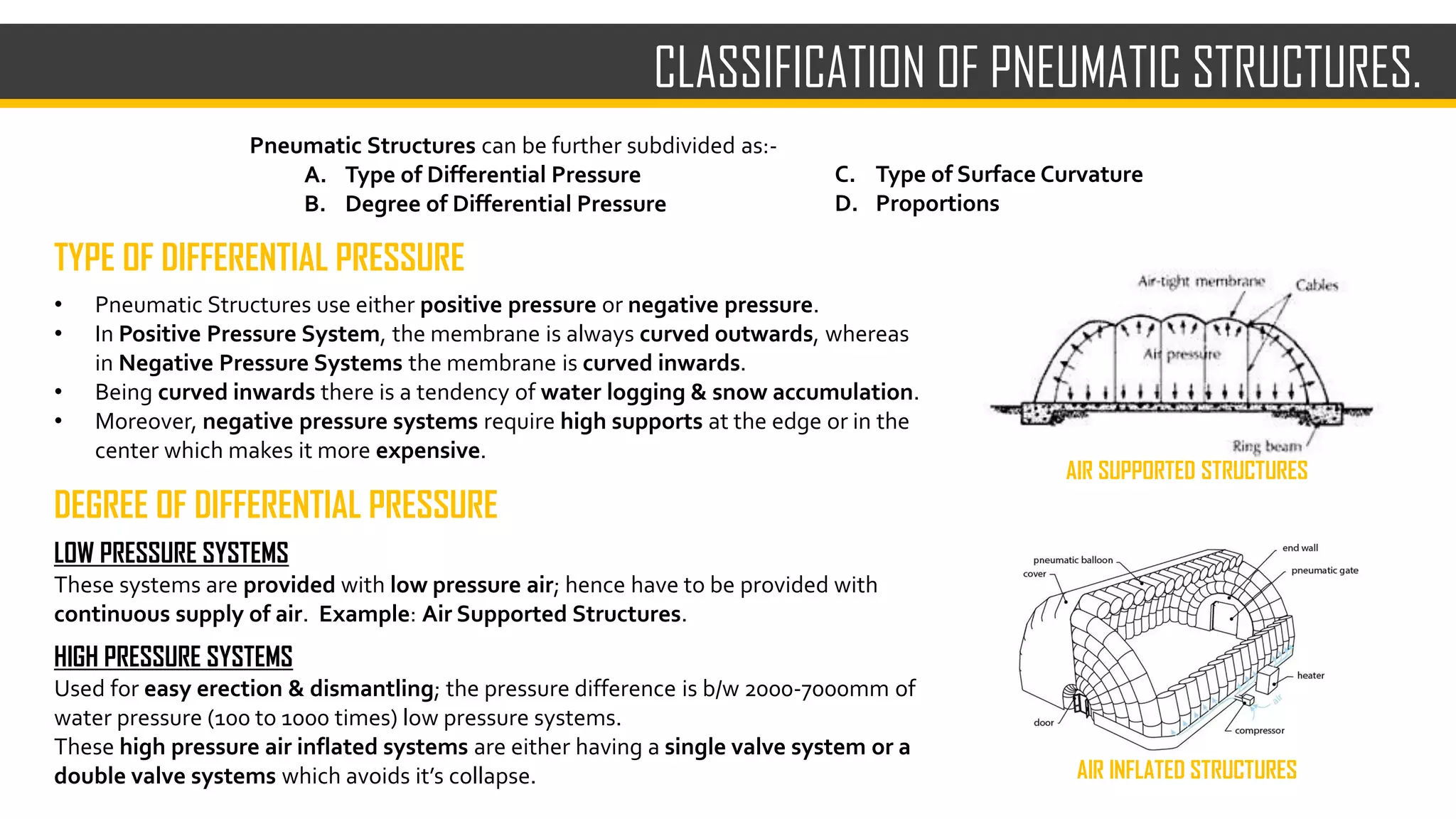 Pneumatic structures | PDF