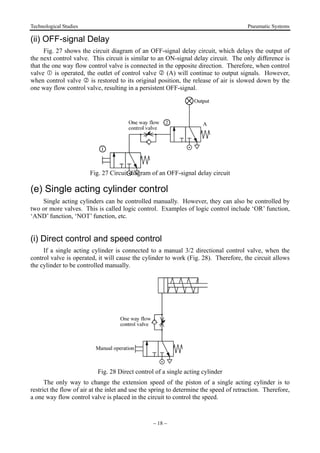 Pneumatic system | PDF