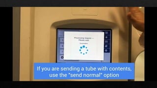 Pneumatic tube system. | PPTX