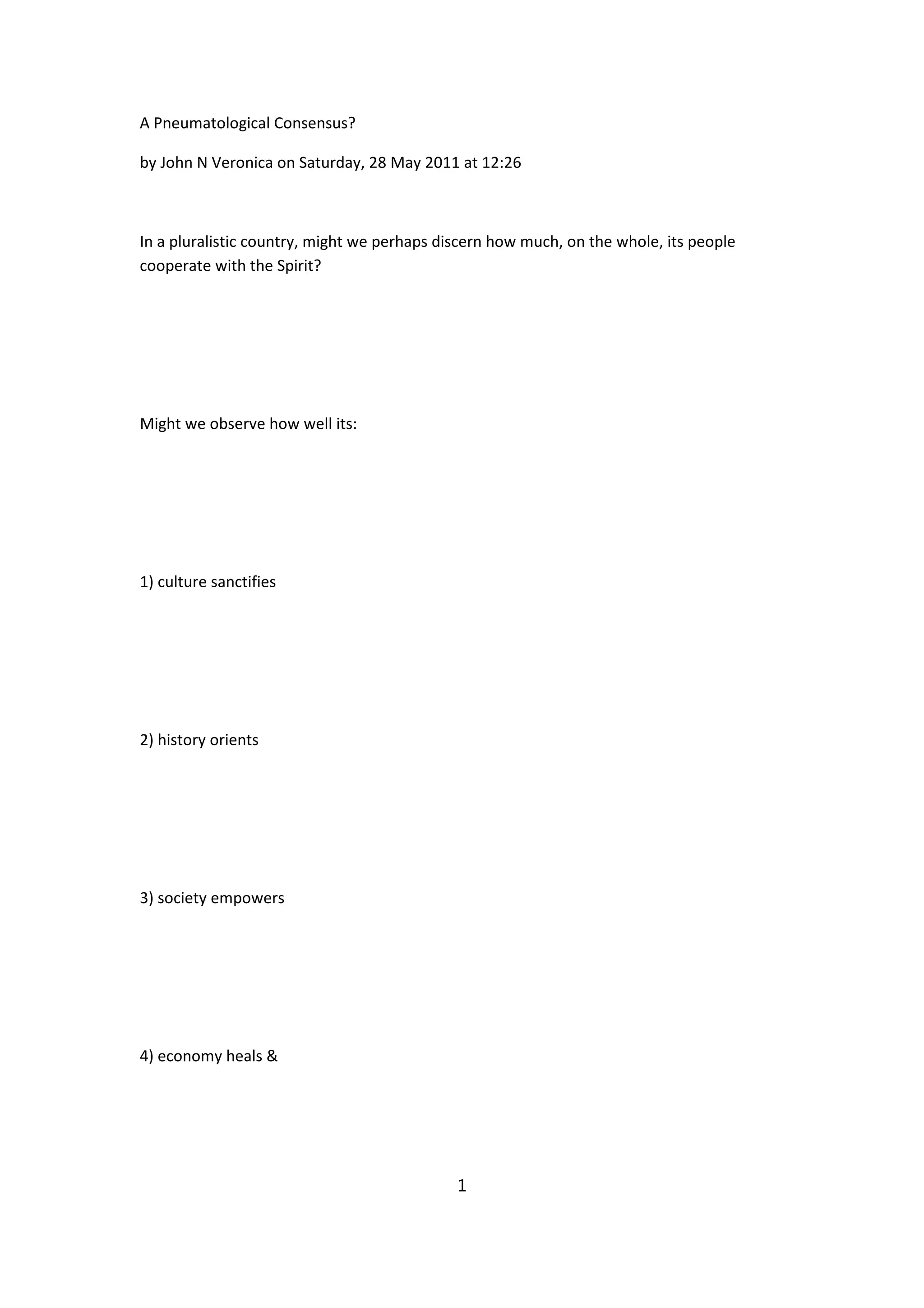 Pneumatology explained | PDF