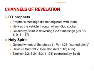 Pneumatology lecture slides | PPTX