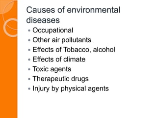 pathology of environmental diseases | PPTX
