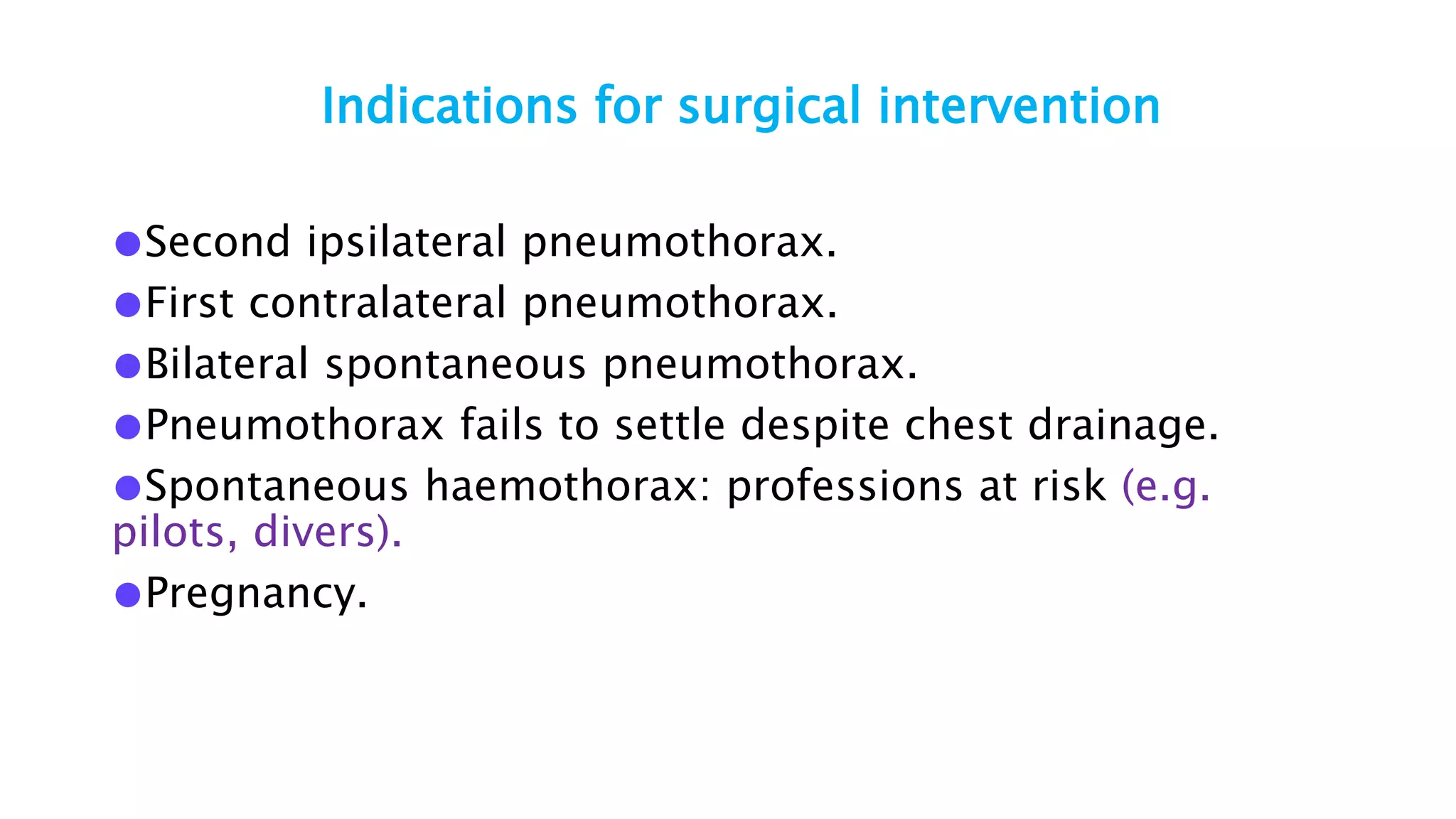 Pneumothorax | PPTX
