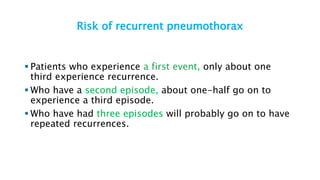 Pneumothorax | PPTX